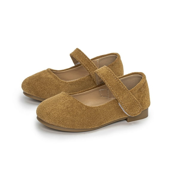 Fozruso Girls Dress Shoes Mary Jane Low Shoes Ballerinas Children ...