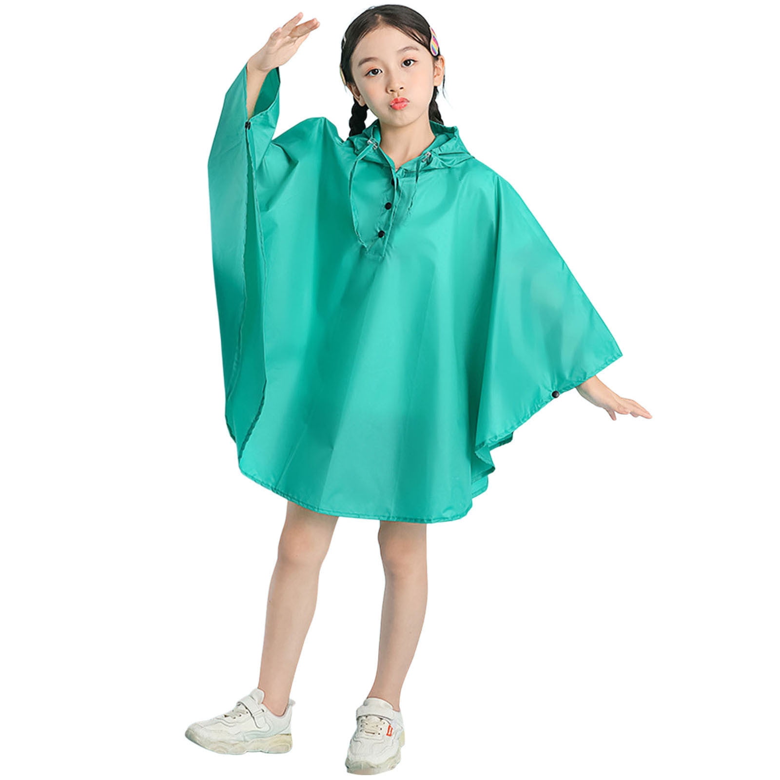 OSOLU Toddler Kids Boys Girls Student's Solid Color Outdoor Hooded ...