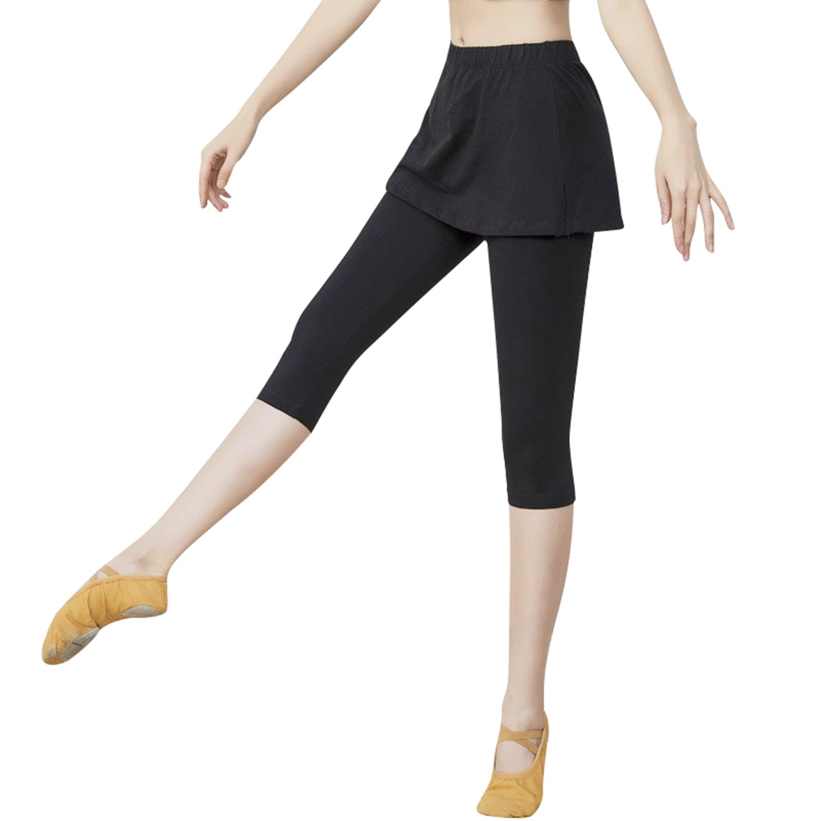 OSOLU Women's Solid Color Aerobics Pants Body Exercise Pants Classical ...