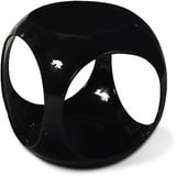 OSP Home Furnishings Slick Accent Table with High Gloss Black Finish ...