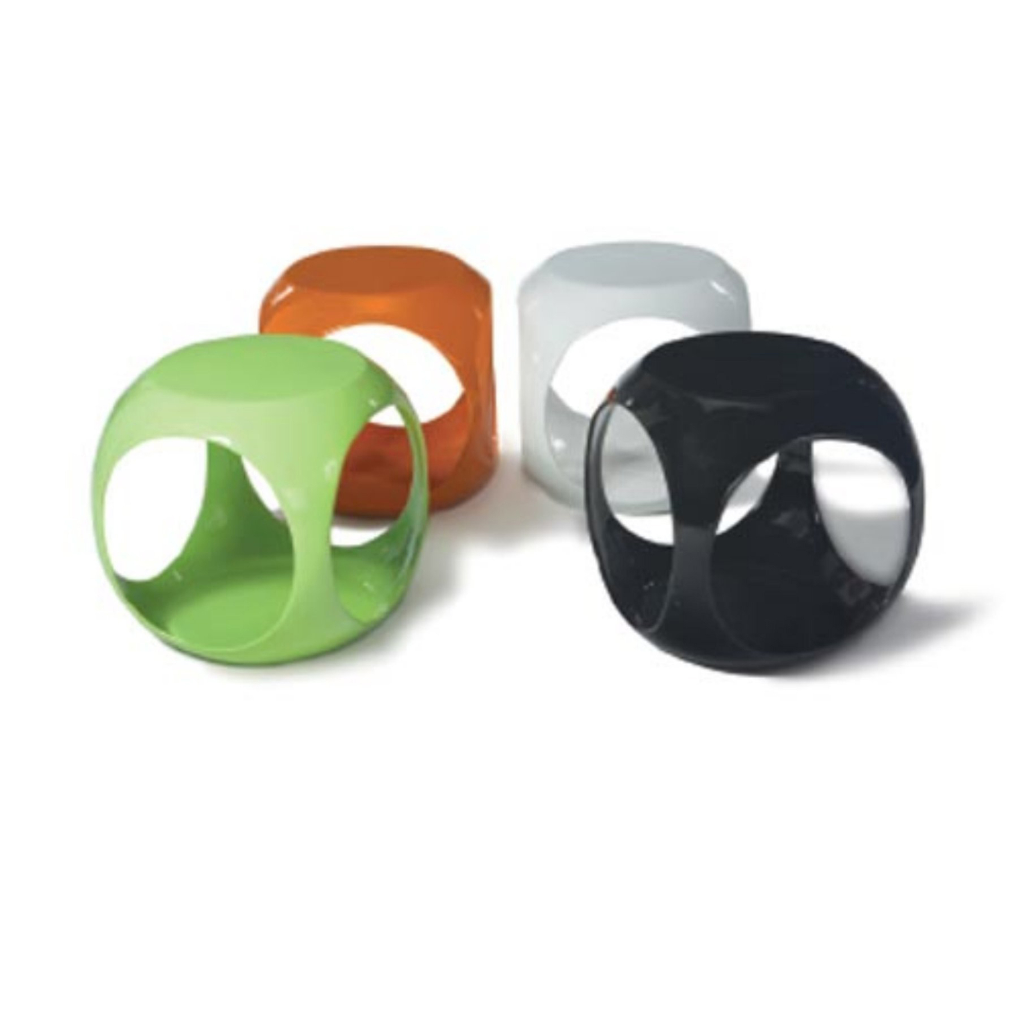 OSP Home Furnishings Slick Accent Table with High Gloss Green Finish ...