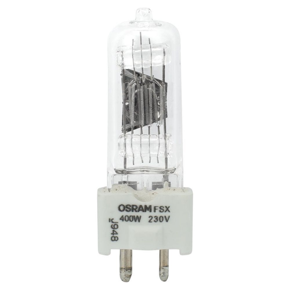 OSRAM FSX 230V 400W GY9.5 Base Stage Studio Halogen Bulb - Walmart.com