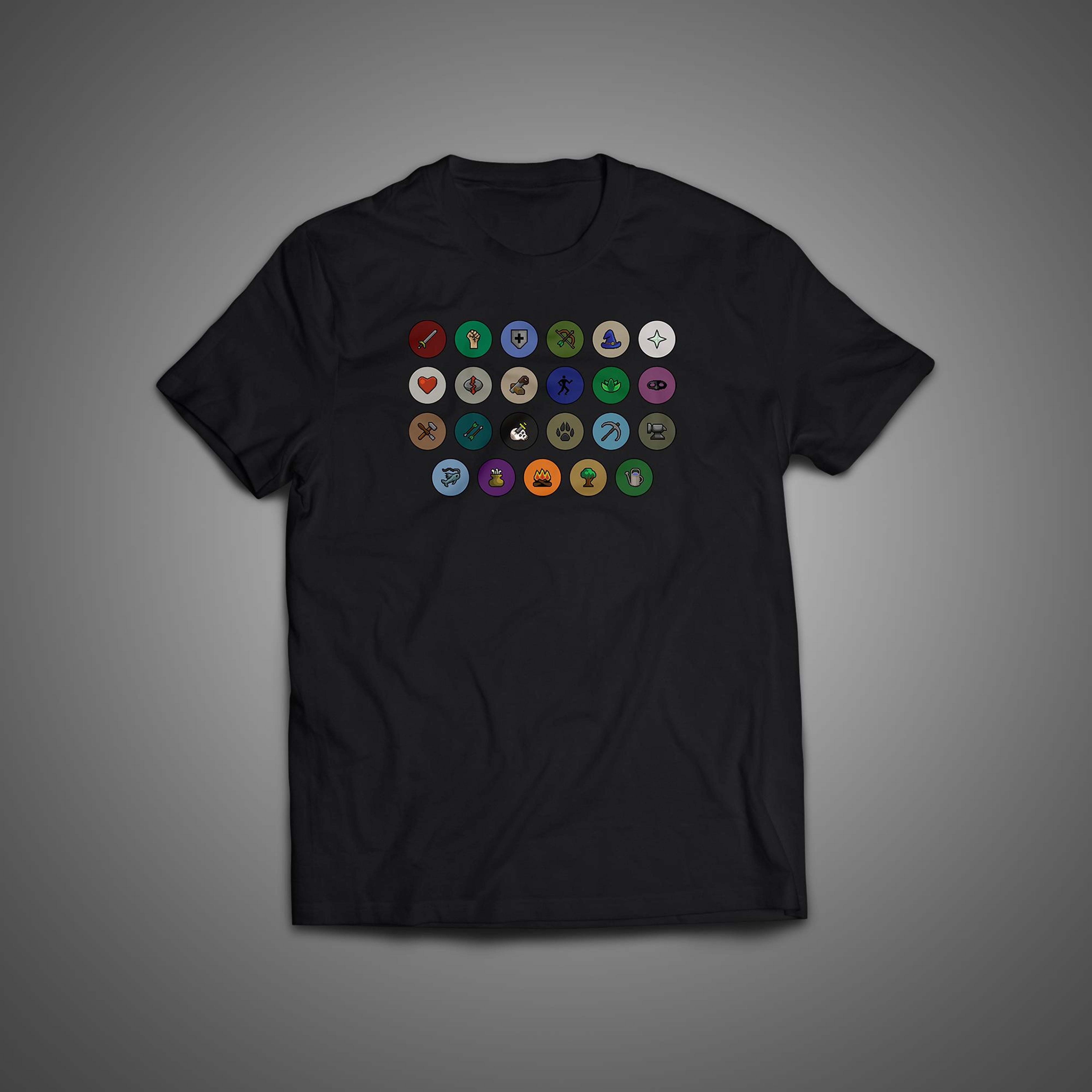 OSRS Skill Icon T-Shirt, Skill Icon T-Shirt, Old School RuneScape Skill ...