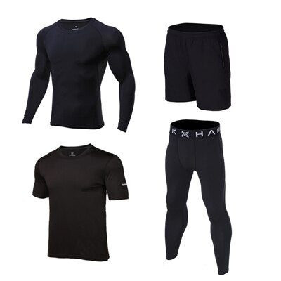 OSS - Gym Fitness Clothing Sets - Men Workout Outfit Apparel Gym ...