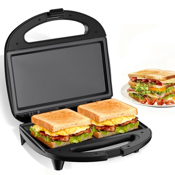 OSTBA 2-Slice Sandwich Maker, 750W Grilled Cheese, Compact - Walmart.com