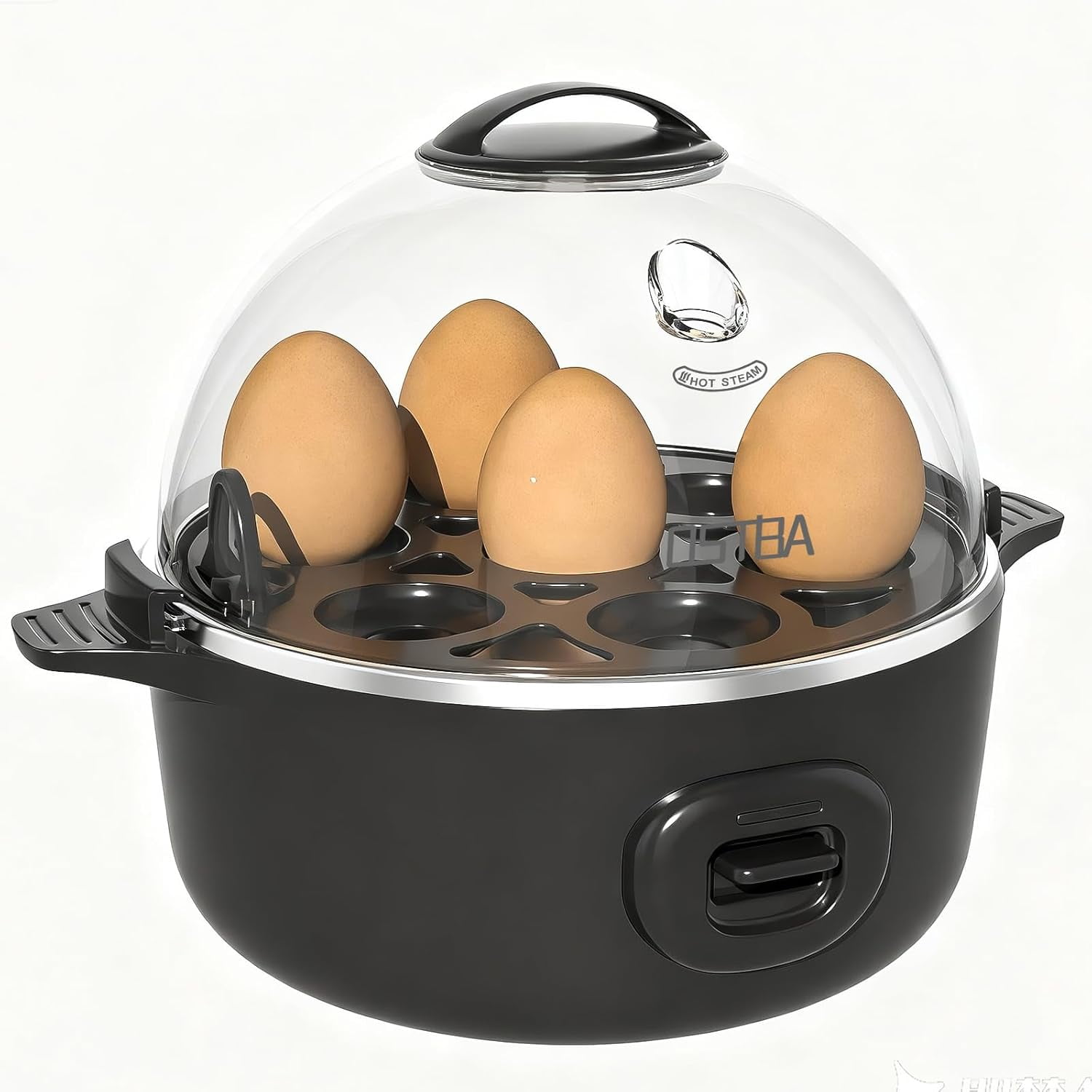 OSTBA Egg Cooker, 7-Egg Electric Egg Boiler with Musical Buzzer ...
