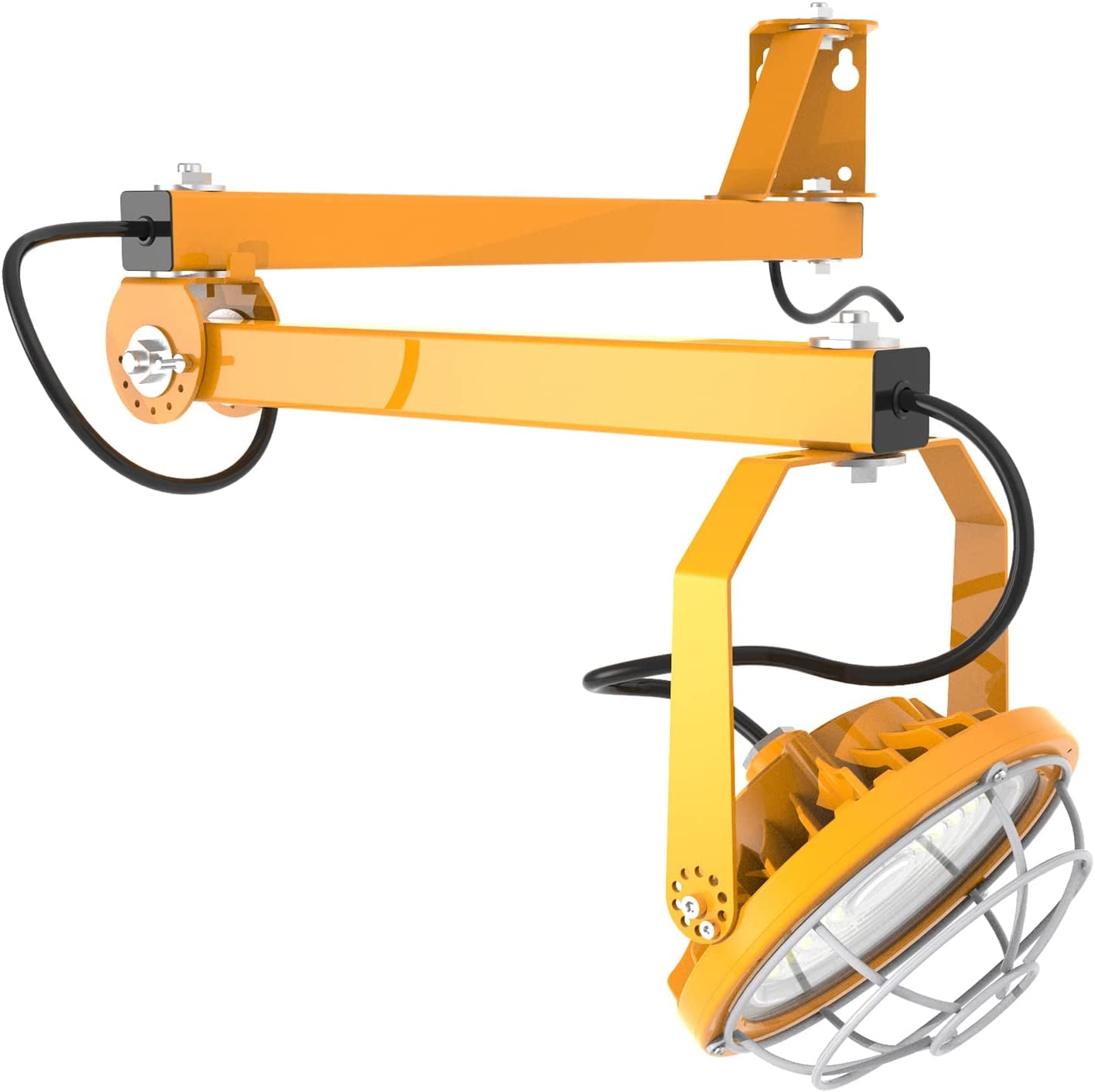 OSTEK LED Loading Dock Lights 30W with Swing Single Folding Arm 4,200LM ...