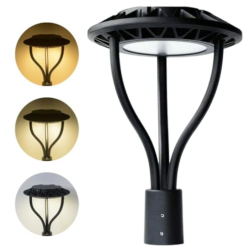 OSTEK LED Post Top Light with Photocell, 80W/100W/120W/150W Power ...