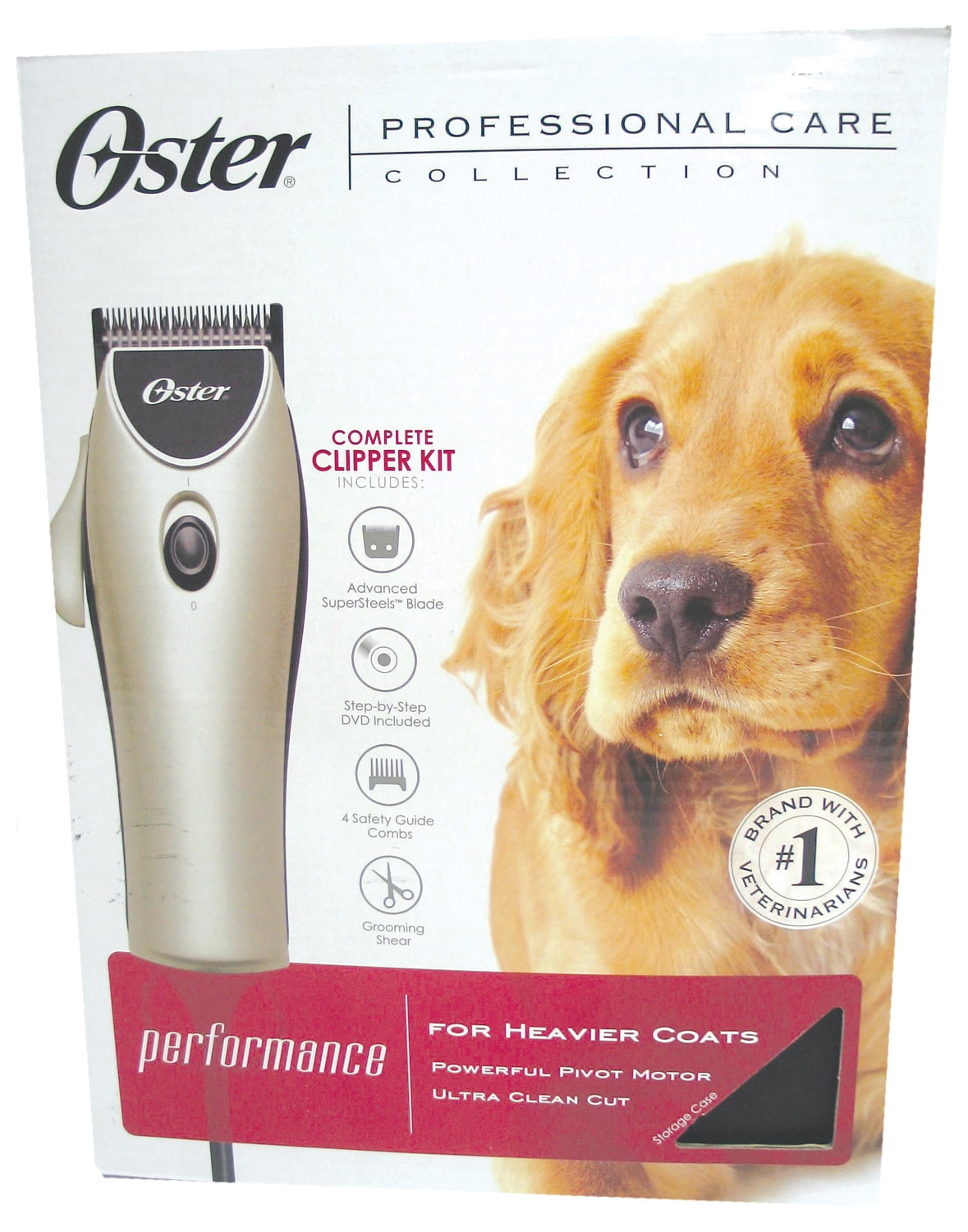 Oster Performance Clipper Kit with Powerful Pivot Motor for Ultra Clean ...
