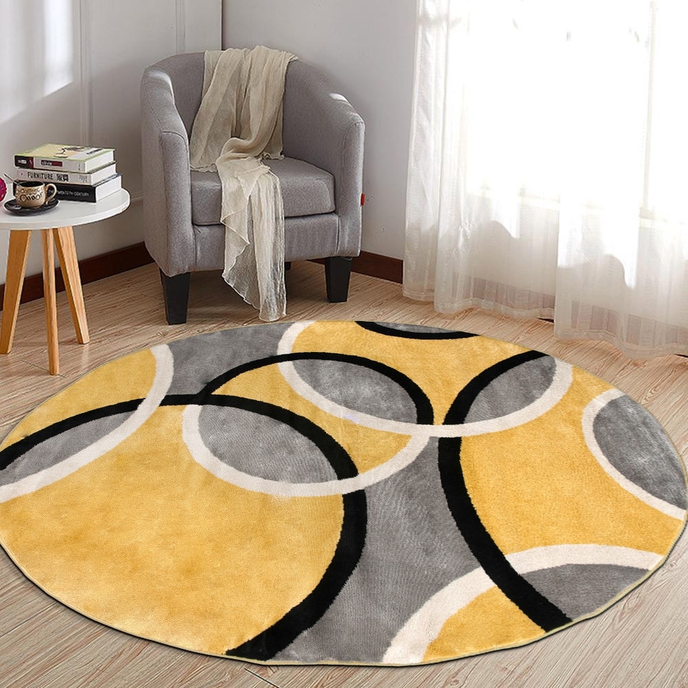 Safavieh Porcello Alexander Abstract Circles Area Rug or Runner ...