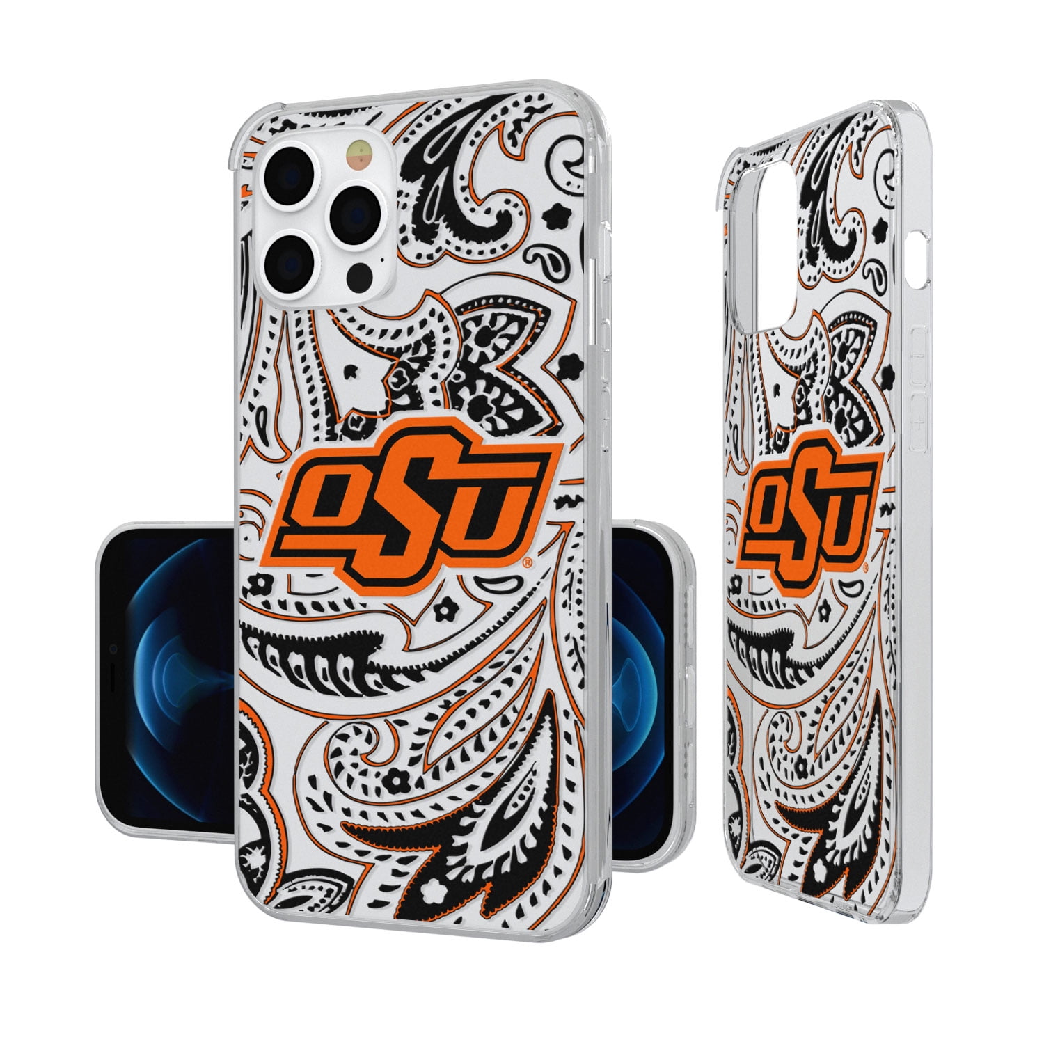 Oklahoma State Cowboys iPhone Paisley Design Clear Case - Walmart.com