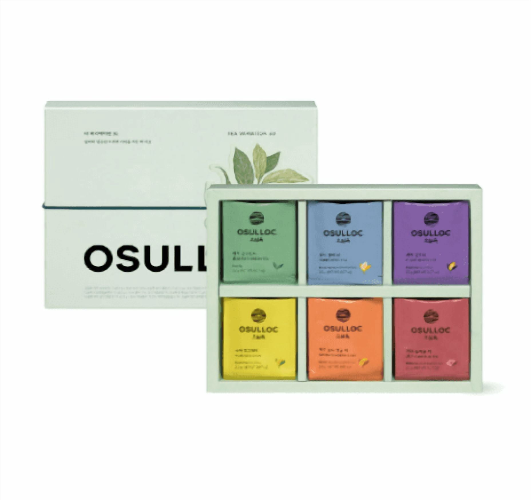 OSULLOC Tea Variety Gift Set, 30 Count Assorted Premium Korean Teas (6 ...