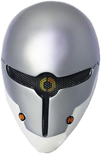 OSdream Wire Mesh Gray Fox Full Face Protection Paintball Mask Silver ...