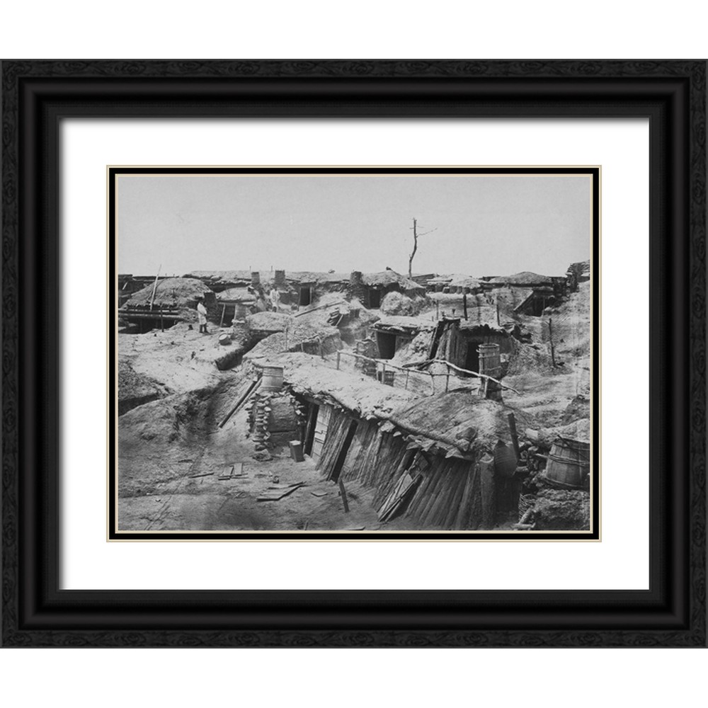 OSullivan, Timothy H 14x12 Black Ornate Wood Framed with Double Matting ...