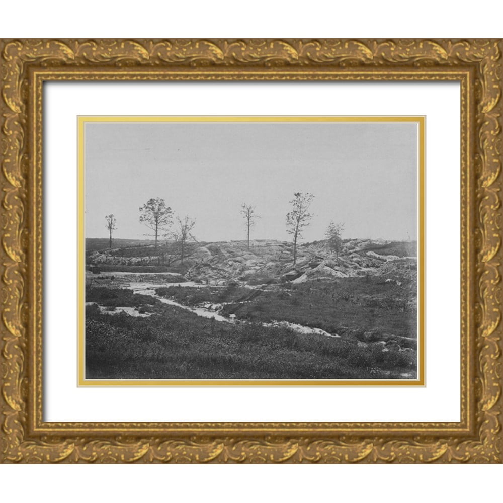 OSullivan, Timothy H 14x12 Gold Ornate Wood Framed with Double Matting ...