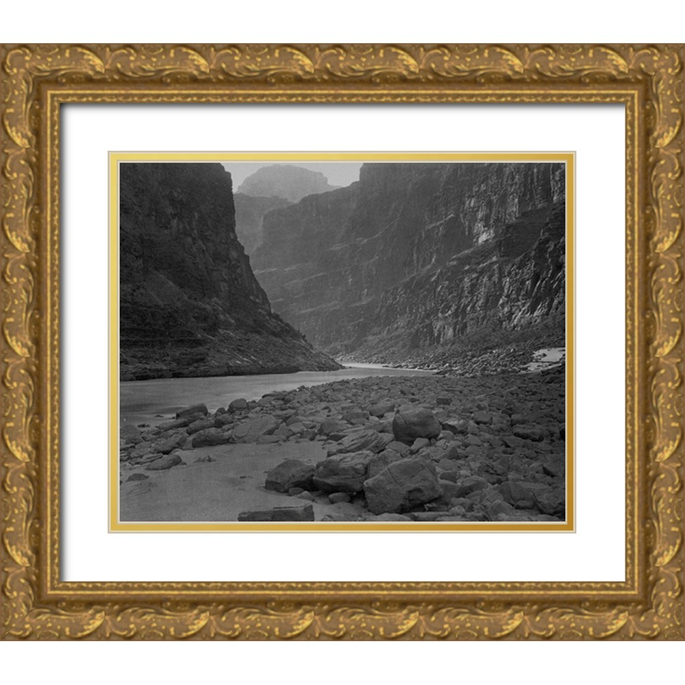 OSullivan, Timothy H 14x12 Gold Ornate Wood Framed with Double Matting ...