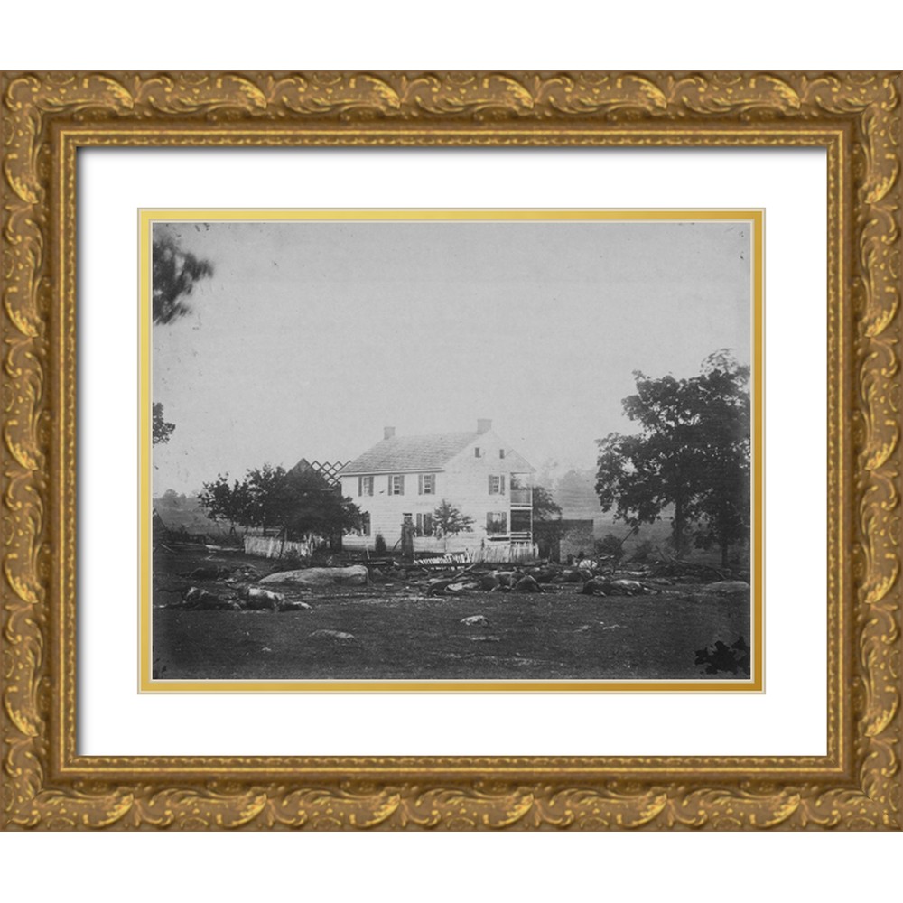 OSullivan, Timothy H 14x12 Gold Ornate Wood Framed with Double Matting ...
