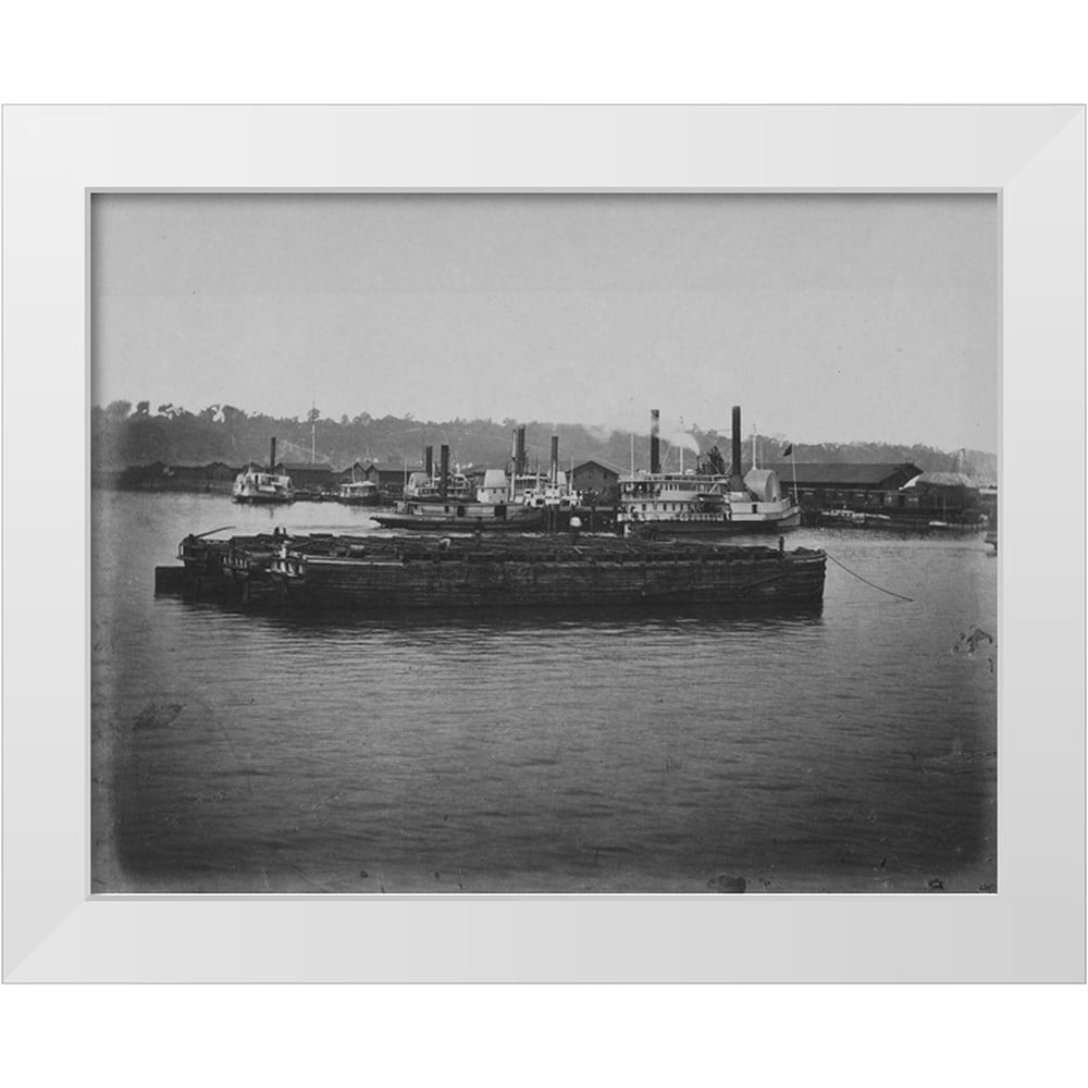 OSullivan, Timothy H 24x19 White Modern Wood Framed Museum Art Print ...