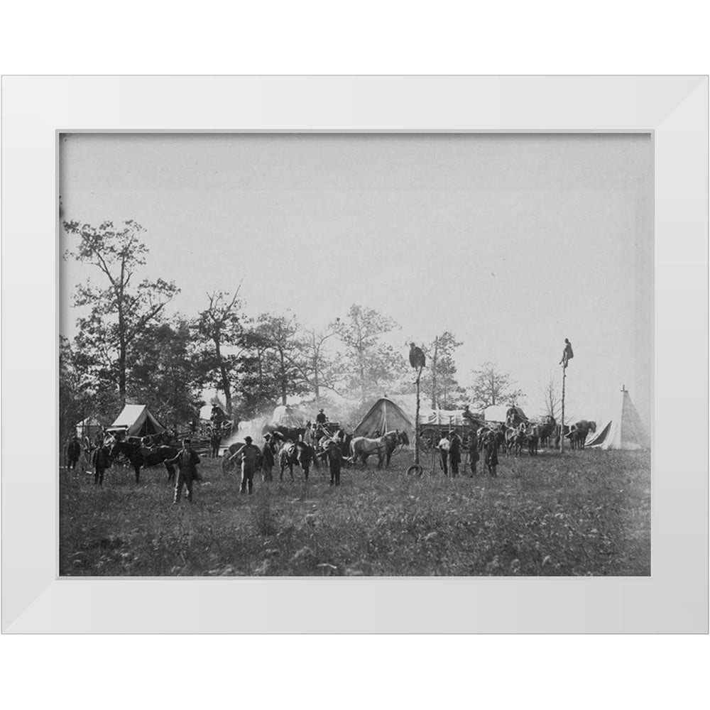 OSullivan, Timothy H 24x19 White Modern Wood Framed Museum Art Print ...