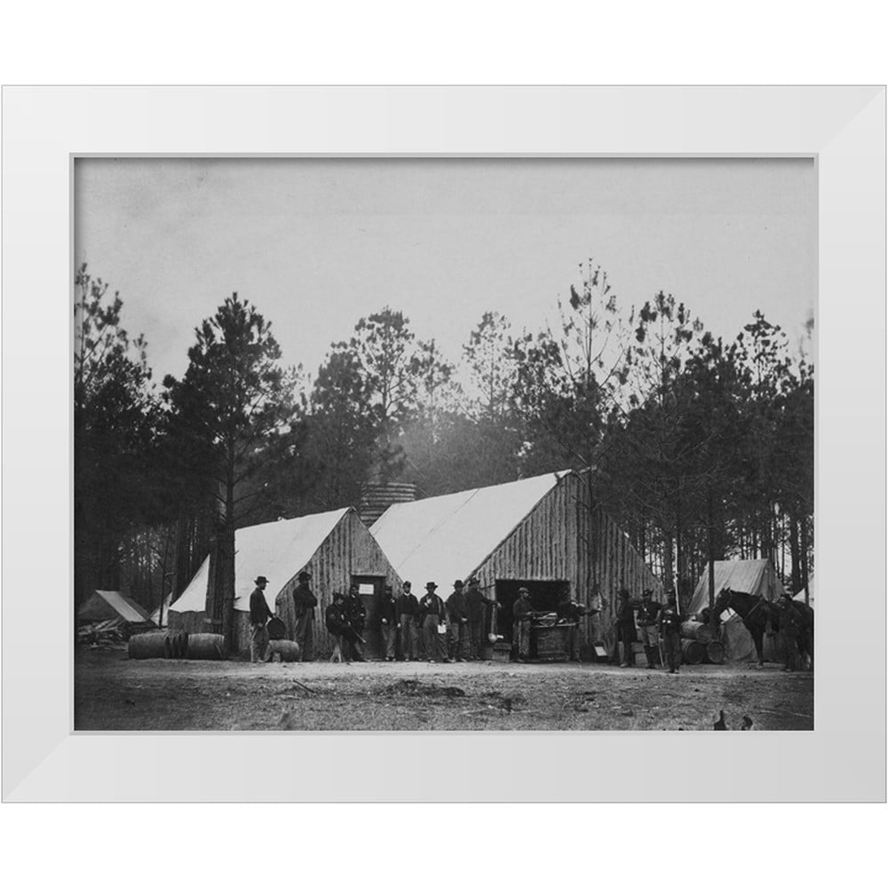 OSullivan, Timothy H 32x26 White Modern Wood Framed Museum Art Print ...