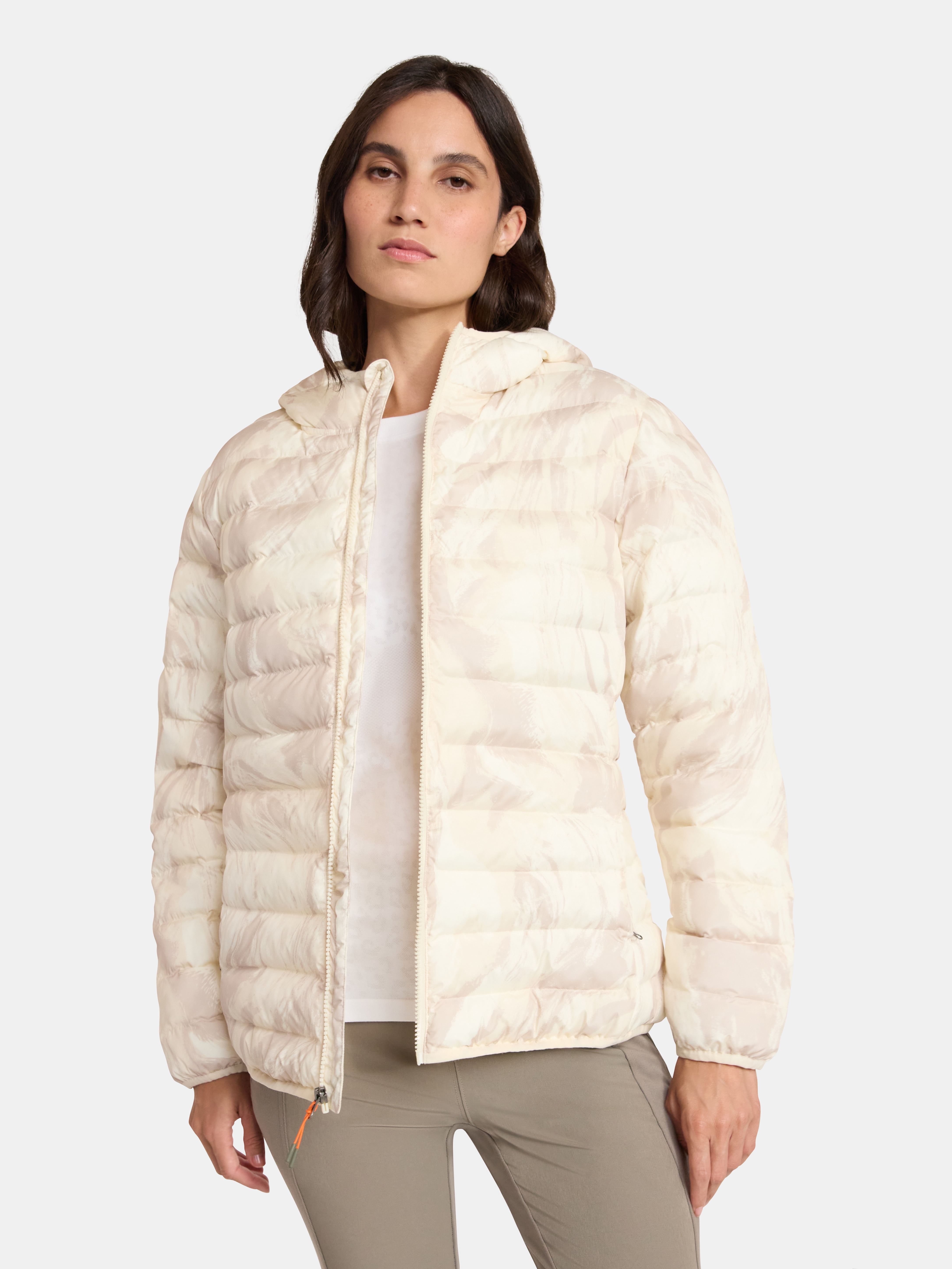 Ozark Trail Women's and Women's Plus Core Puffer Jacket with Hood ...