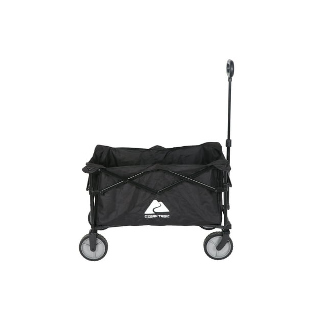 Ozark Trail Multi-Purpose Big Bucket Cart, Black Wagon - Walmart.com