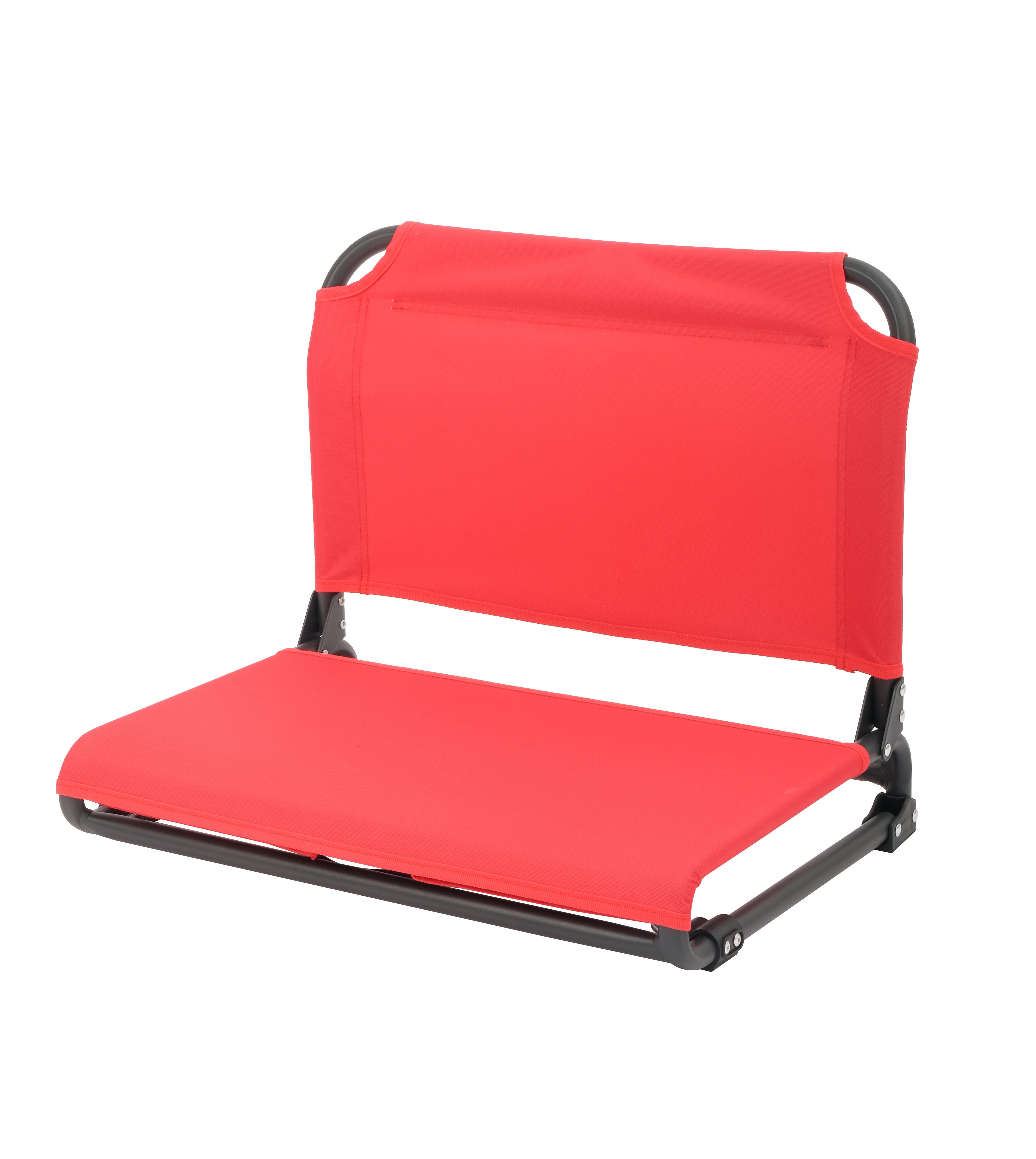 Ozark Trail Stadium Seat Red Extra-Wide Raised Support Stool with ...