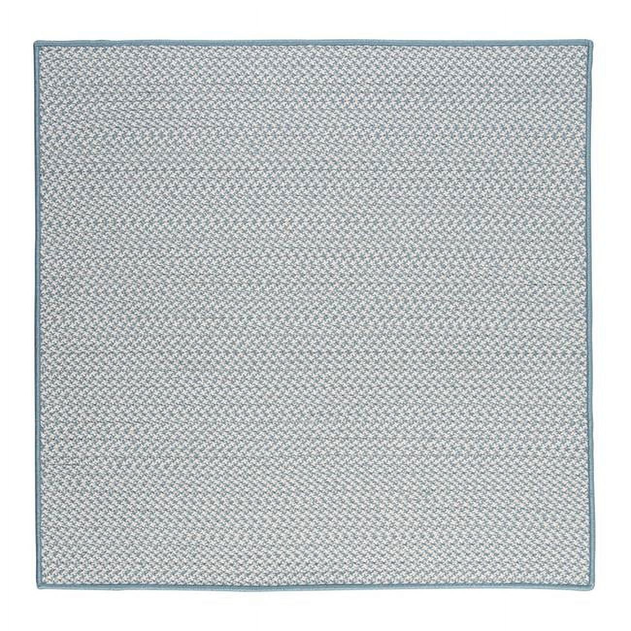 OT56 7 x 7 ft. Outdoor Houndstooth Tweed Square Area Rug - Blue ...