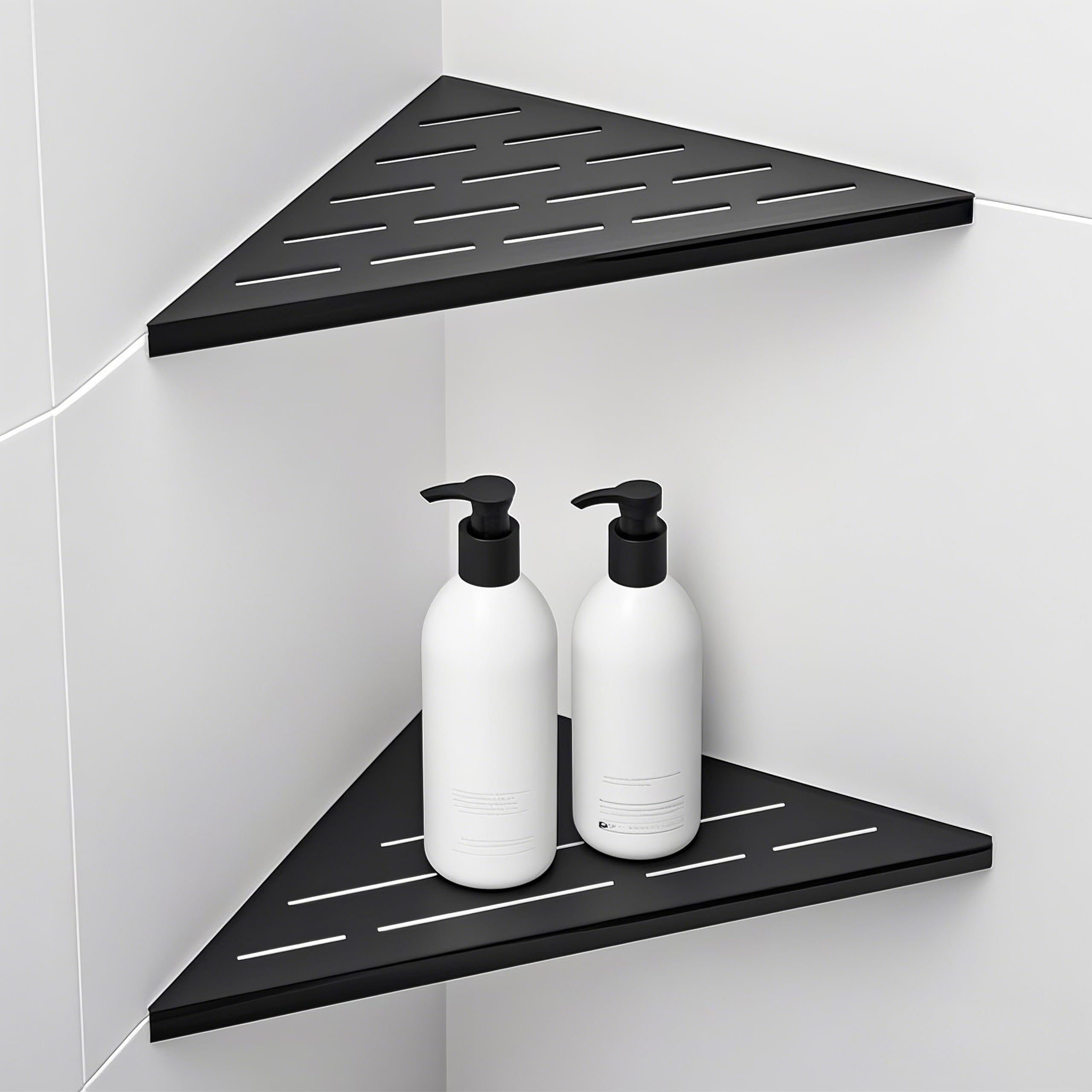 OTAVILEM Corner Shower Shelves 10’’ Rustproof Stainless Steel Shower ...