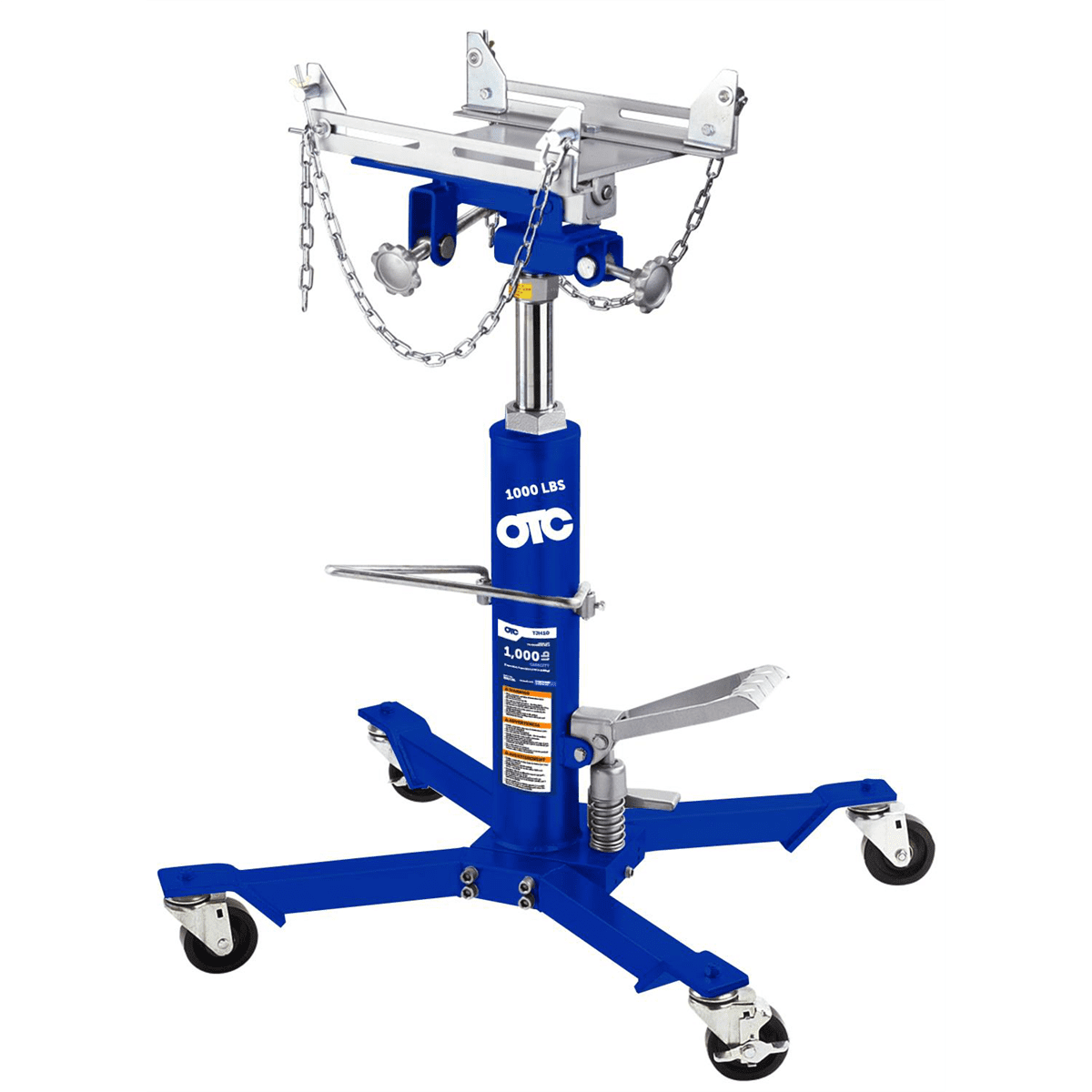 OTC 1000lb High-Lift Hydraulic Car Engine Transmission Jack - Improved ...