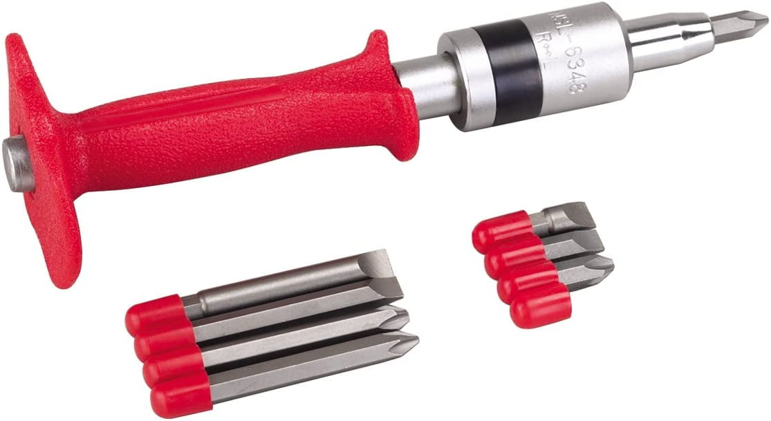 OTC 4608 3/8 Inch Drive Impact Driver with 8 Piece Screwdriver Bit Set ...