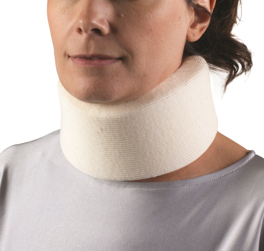 OTC Cervical Collar, 2.5 inch Soft Foam, Narrow Depth, White, X-Large ...