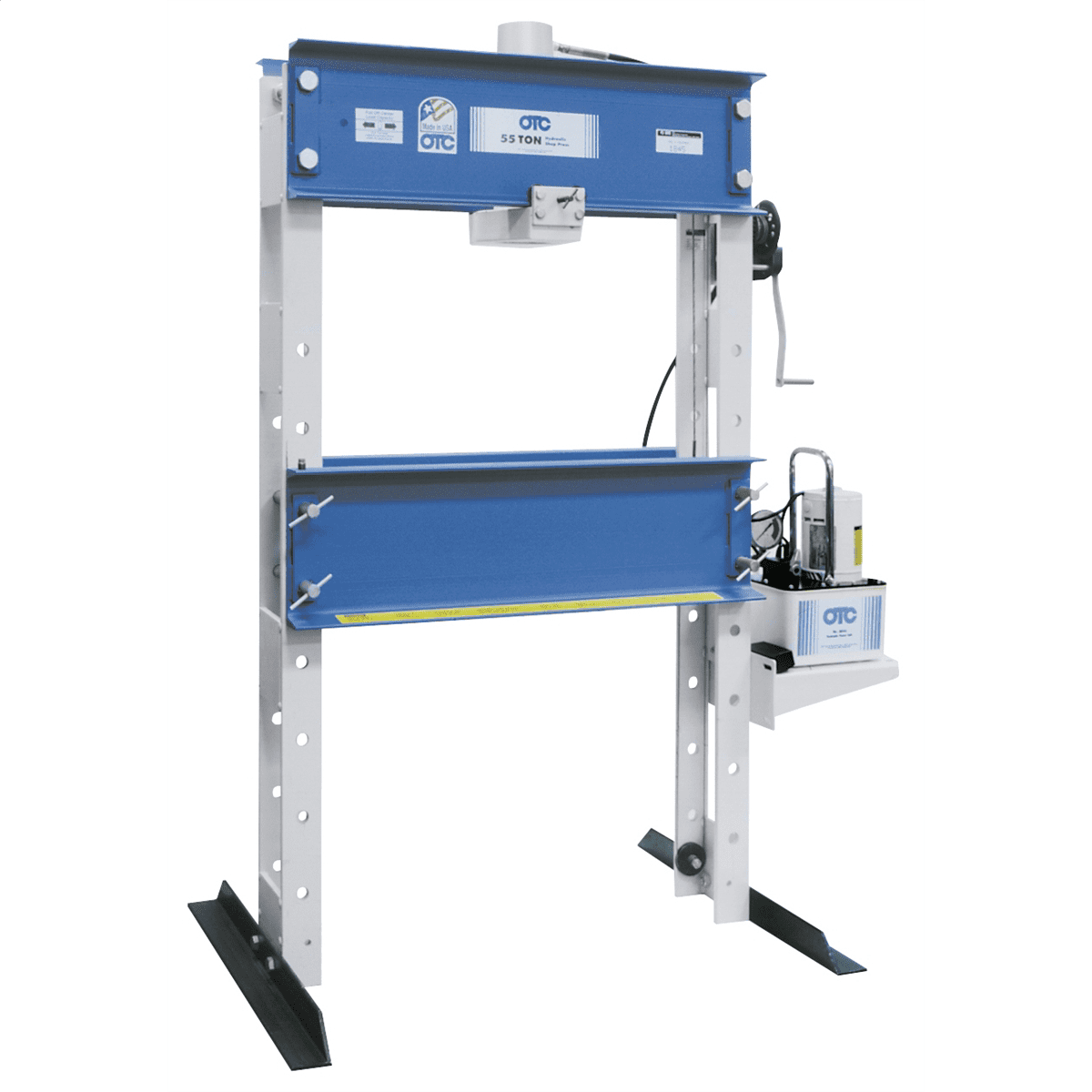 OTC FLOOR PRESS 55 TON WITH ELECTRIC / HYDRAULIC PUMP - Walmart.com