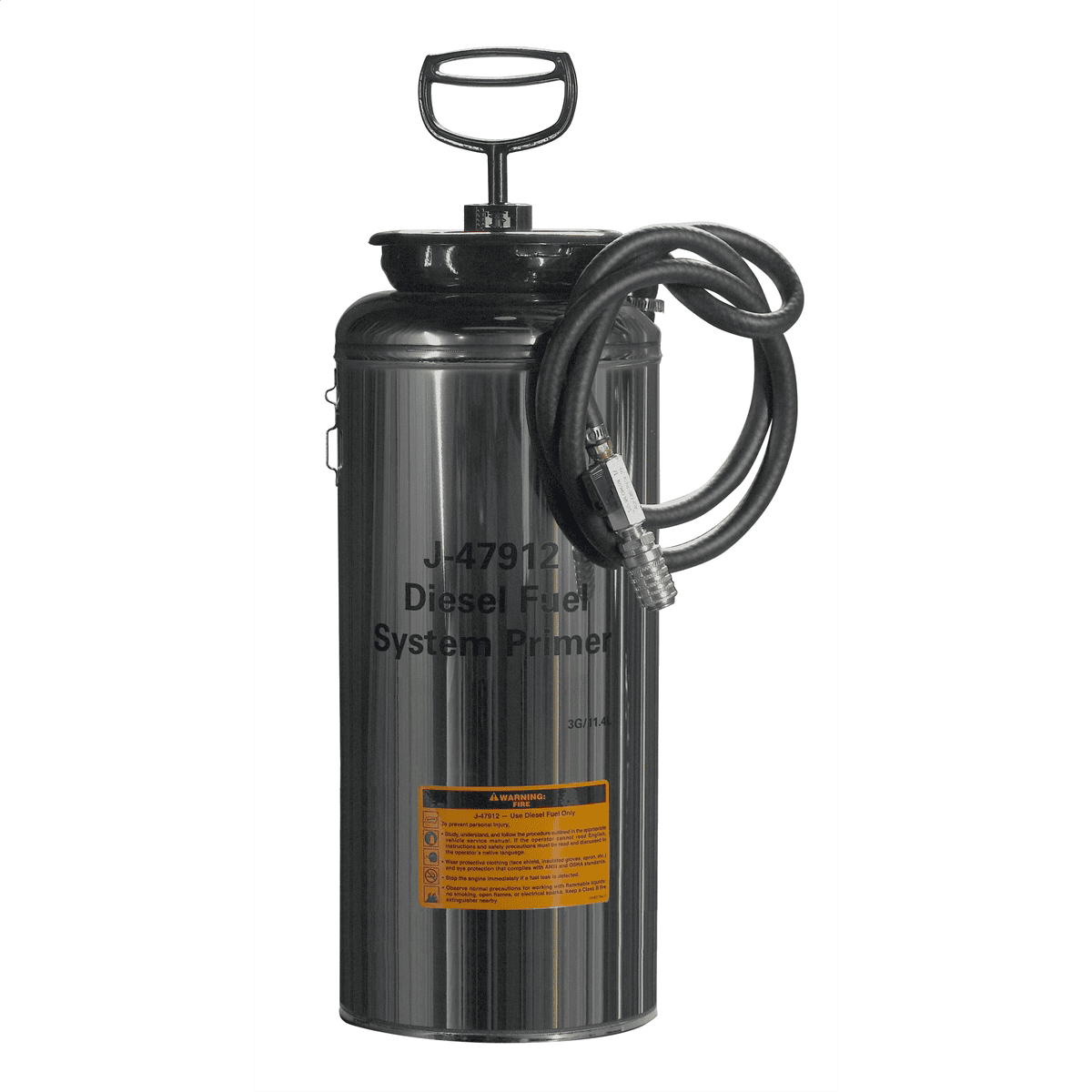 OTC 5869 Fuel System Priming Pump with 3 Gallon Stainless Steel Tank ...