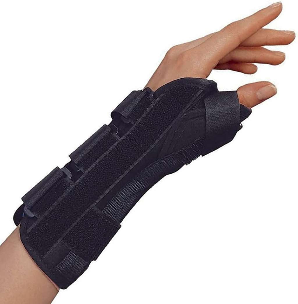 OTC Lightweight Breathable 8 inch Wrist/Thumb Splint/Spica Left Large ...