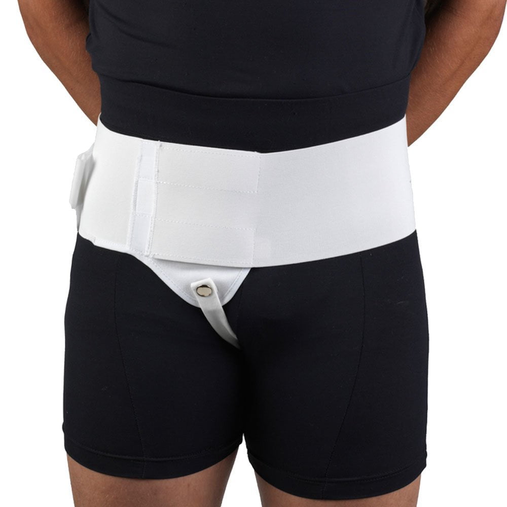 OTC Lightweight Single Hernia Support, Right Side, White, Small ...