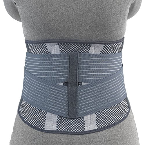 OTC Lumbosacral Back Brace, theratex Spinal Medium Support, Gray (Soft ...