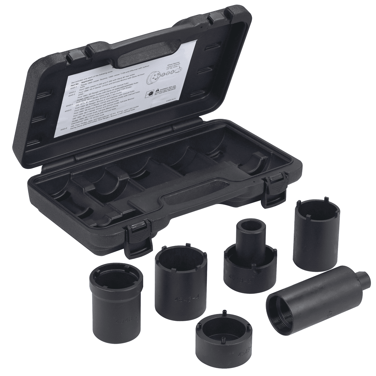OTC Tools 4543A 6 Pc 4WD Spindle Nut Socket Set - Walmart.com