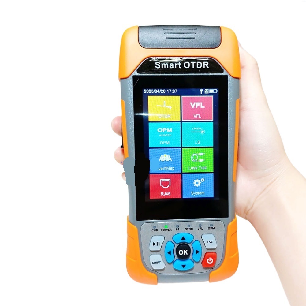 OTDR 24/22dB OTDR Active Fiber Reflectometer Live Test VFL OLS OPM ...