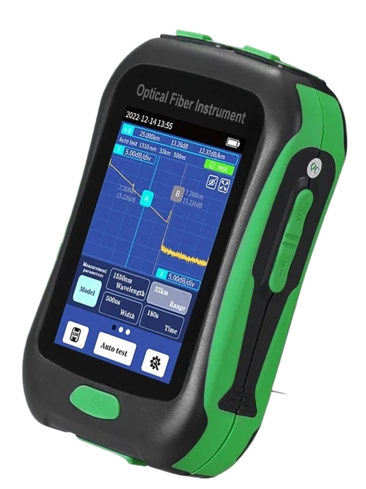 OTDR Active Fiber Live Test 1550nm 20dB 80KM Fiber Reflectometer Otdr ...