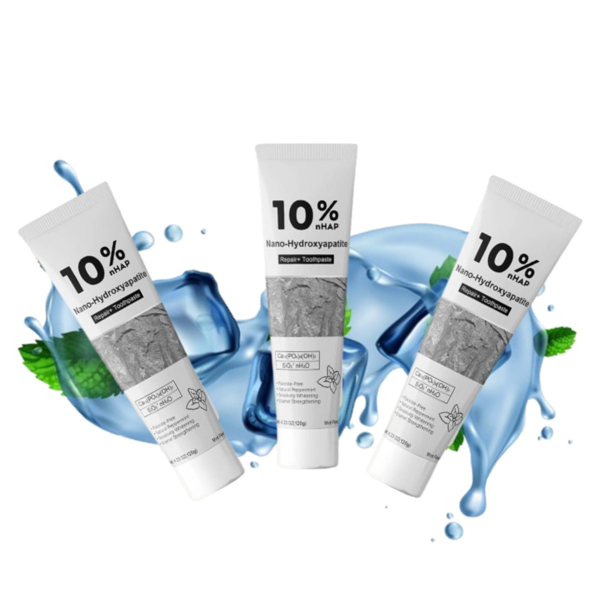 OTEMRCLOC 10% Hydroxyapatite Toothpaste for Sensitive Teeth Low ...