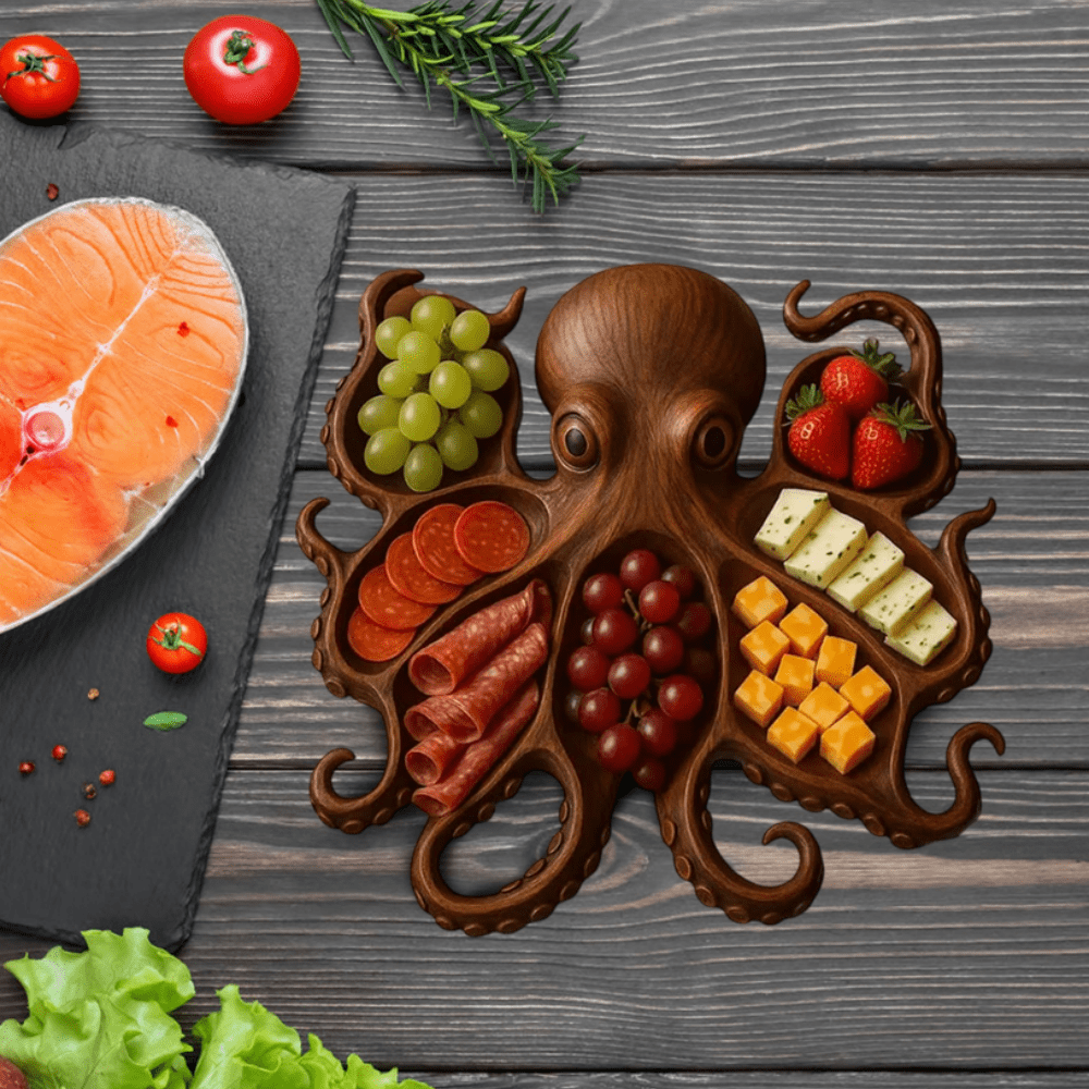 OTEMRCLOC 11 Inch Charcuterie Platter, Nautical Serving Tray for Cheese ...