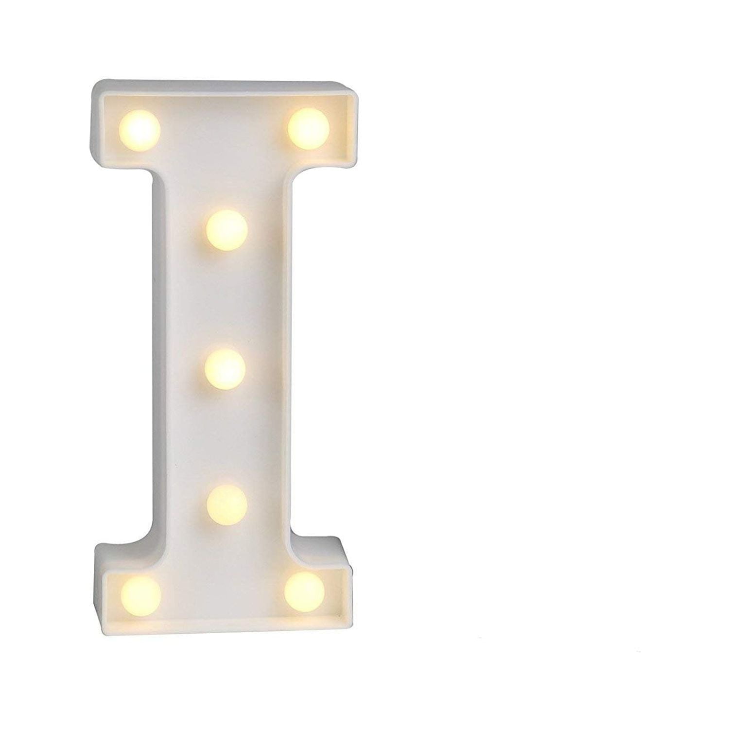 OTEMRCLOC Light up Letter LED Alphabet Number Symbol Plastic Battery ...