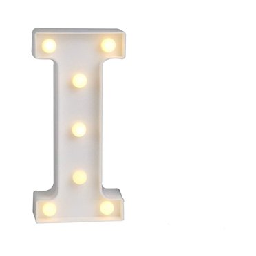 Magik LED Light Up Alphabet & Number Symbol, Letter M, Battery Operated ...