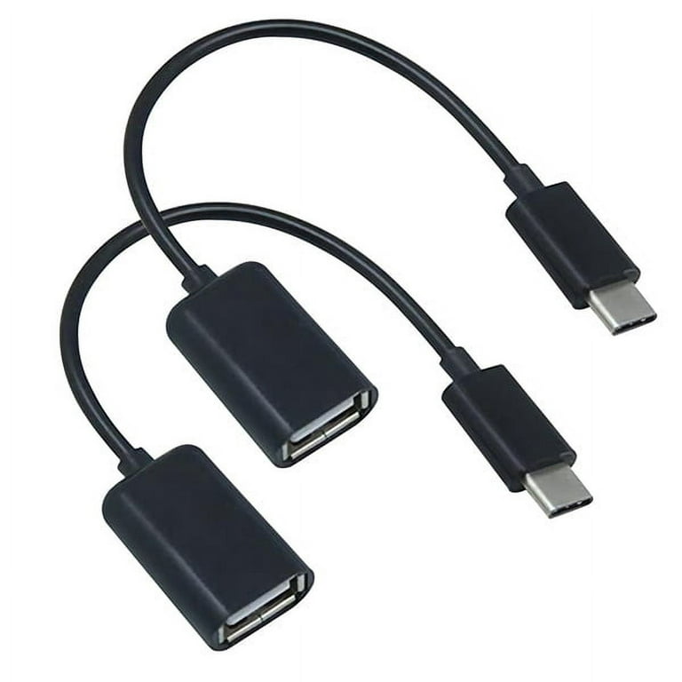 Big E OTG USB C 3.0 Adapter 2 Pack Compatible with Samsung Galaxy S22 5G Plus Ultra for Multi Use Functions Such As keyboard thumb drives mice etc