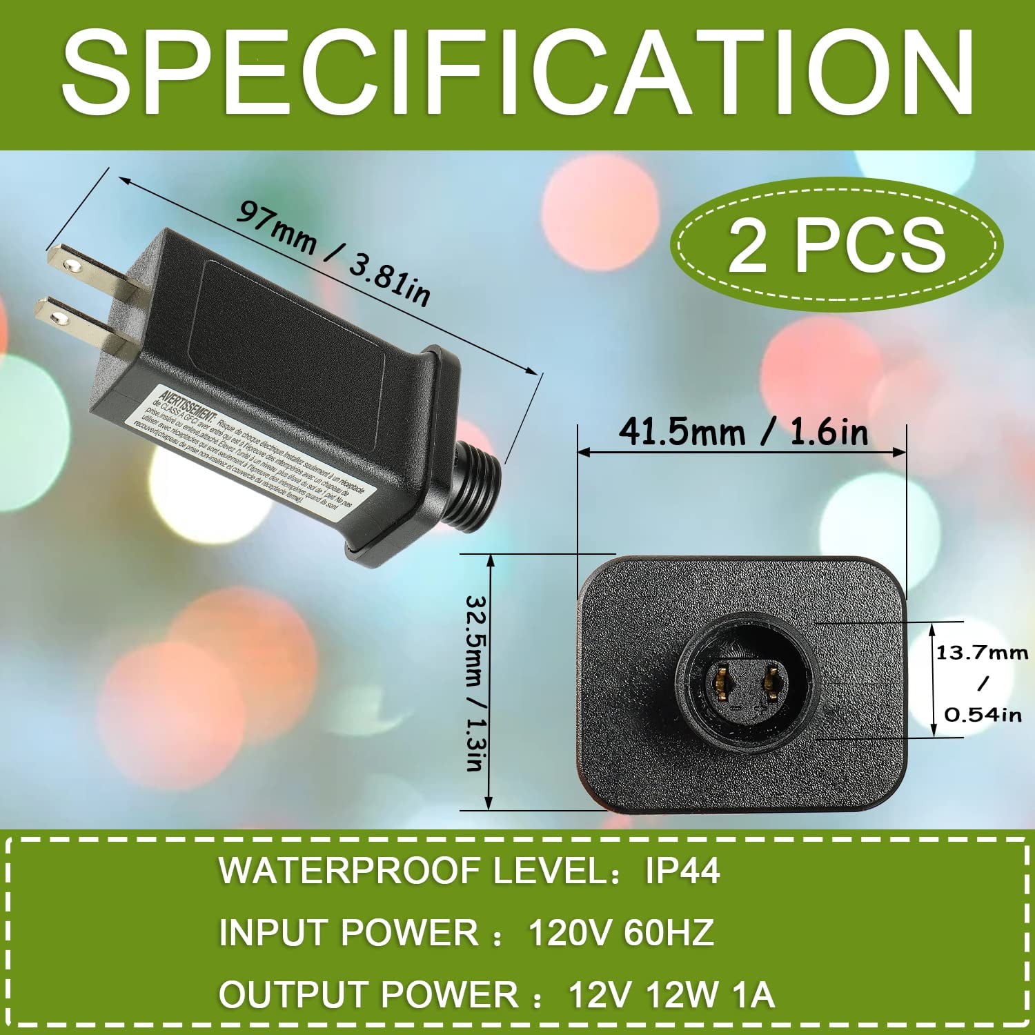OTGFRF-12V 12W LED Transformer Replacement Class 2 Power Supply for ...
