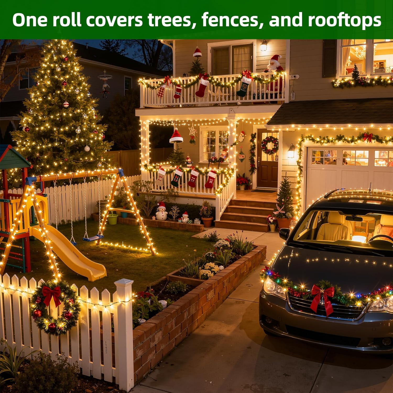 OTGFRF-1500 LED Chrstmas Lights, 470ft Outdoor Christmas String Lights ...