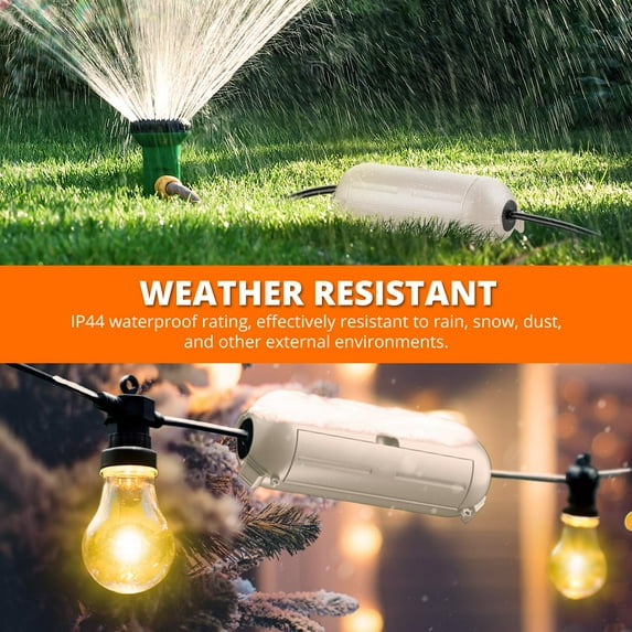 OTGFRF-2 Pack Small Outdoor Extension Cord Cover, Waterproof Electrical ...