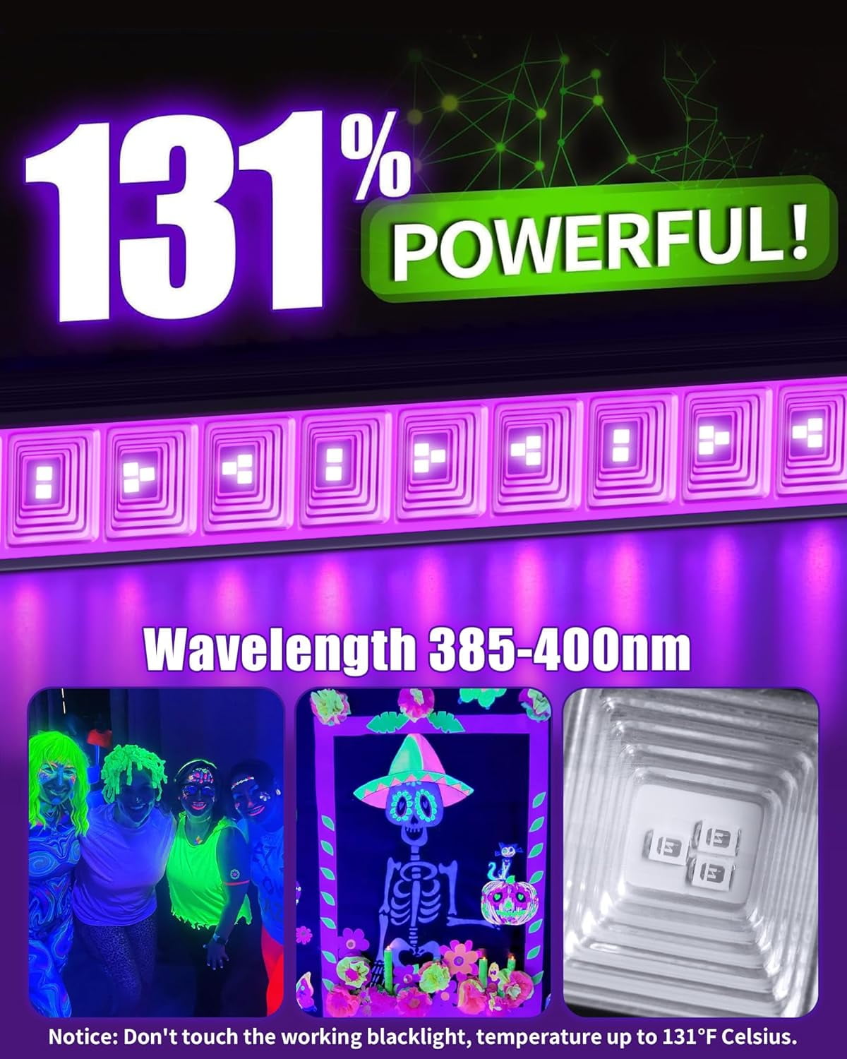 OTGFRF-42W LED Black Light Bar, IP66 Waterproof Blacklight Bar with 6ft ...
