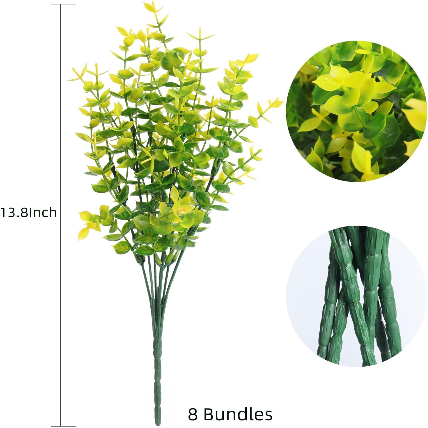 OTGFRF-Artificial Boxwood Plants Outdoor Fake Spring Plants Uv ...
